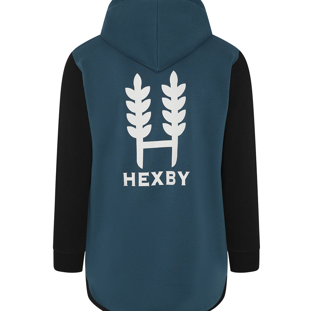 Kids Mullet Shearing Hoodie - Blue/Yellow - Hexby