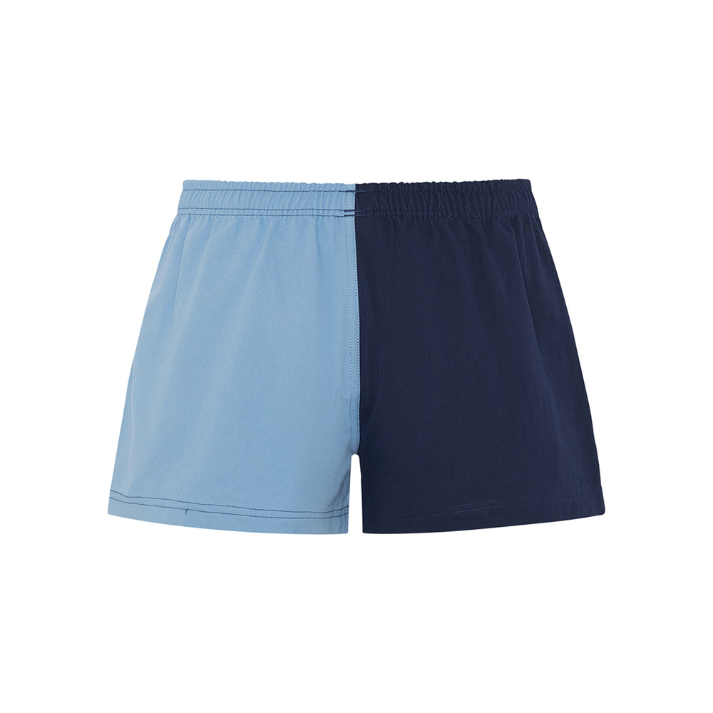 Light Blue/Navy Harlequin Shorts - Hexby