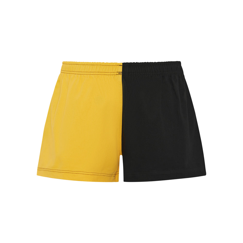 Yellow/Black Harlequin Shorts - Hexby